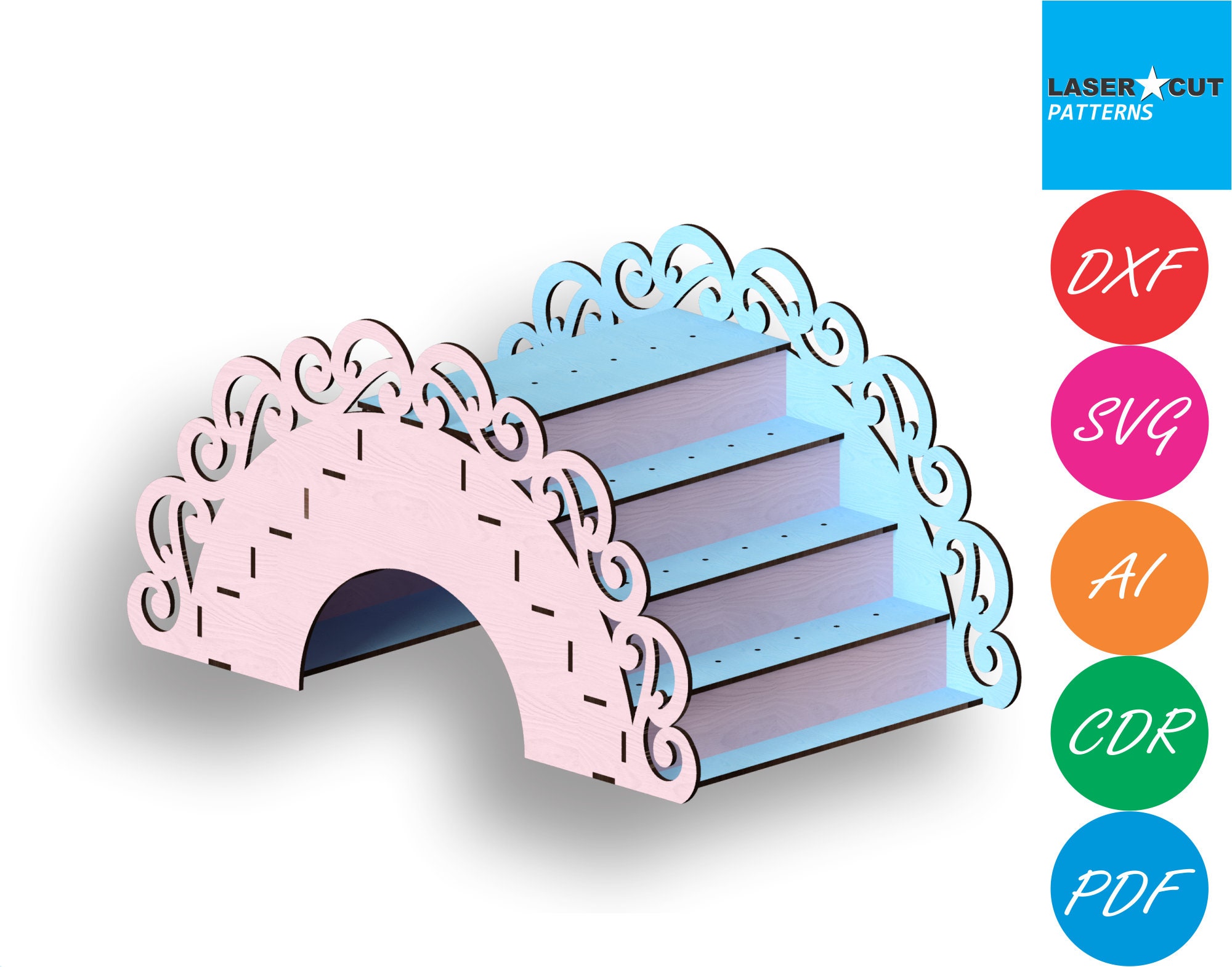 Lollipop Bridge Stand Lollipop Laser Cut Files Laser Cut - Etsy Australia