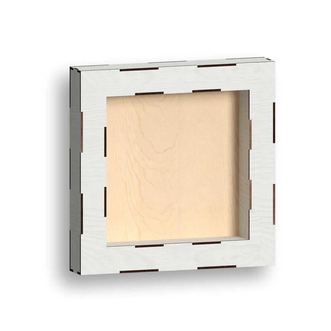 Laser Cut Shadow Box Frame Template: CNC Vector Pattern (digital ...
