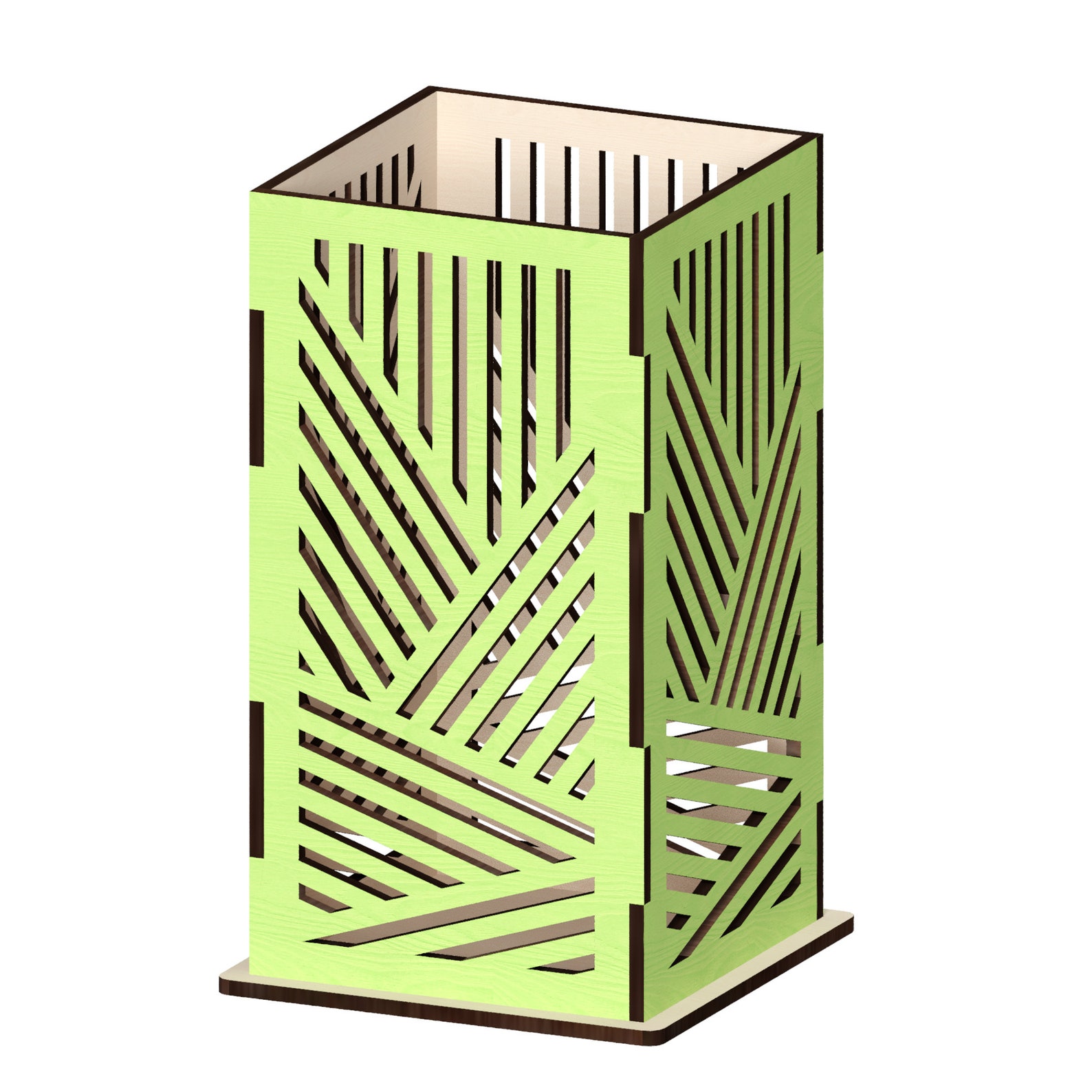 Pen Holder Laser Cut Files Svgdxfpdfaicdreps Laser - Etsy
