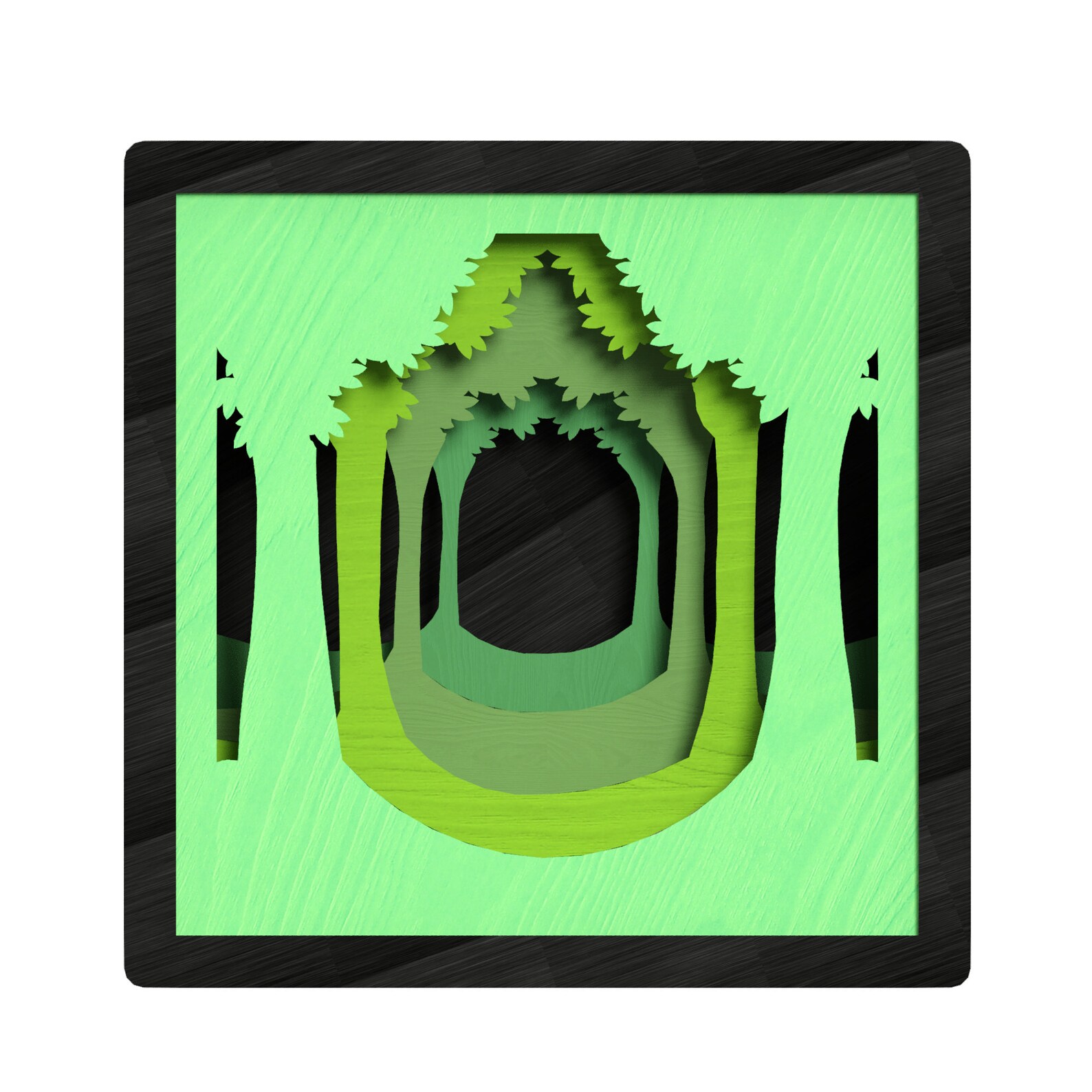 Light Box Tree Tunnel Laser Cut Files - Etsy