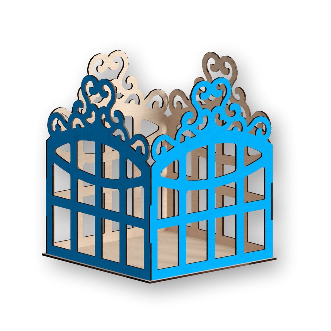 Bird Cage Centerpiece,laser Cut Files, Laser Cut Template, Vector for ...