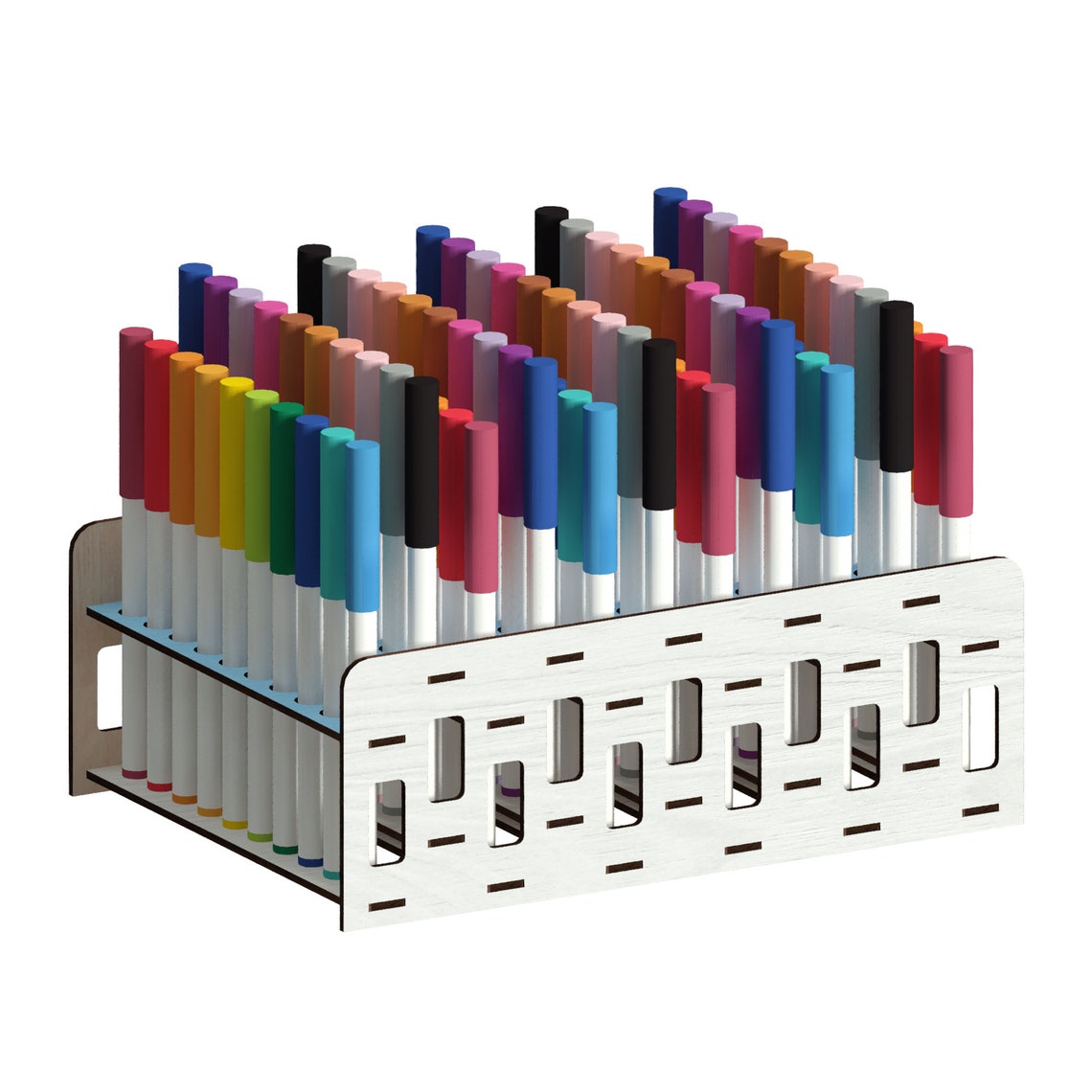 Laser Cut Pen Holder Vector, CNC File (digital Download) - Etsy