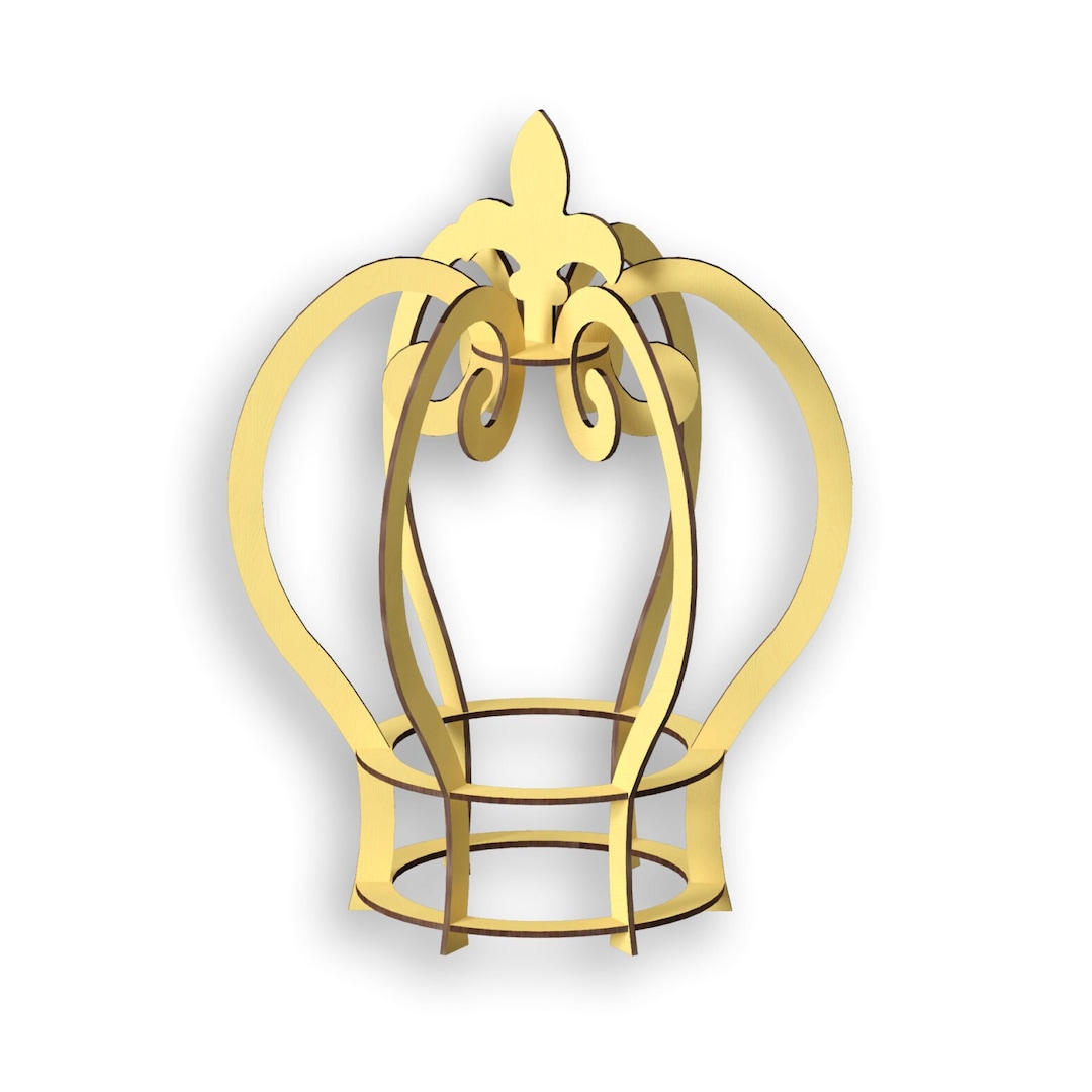 Crown Laser Cut File: Vector Template (digital Download) - Etsy