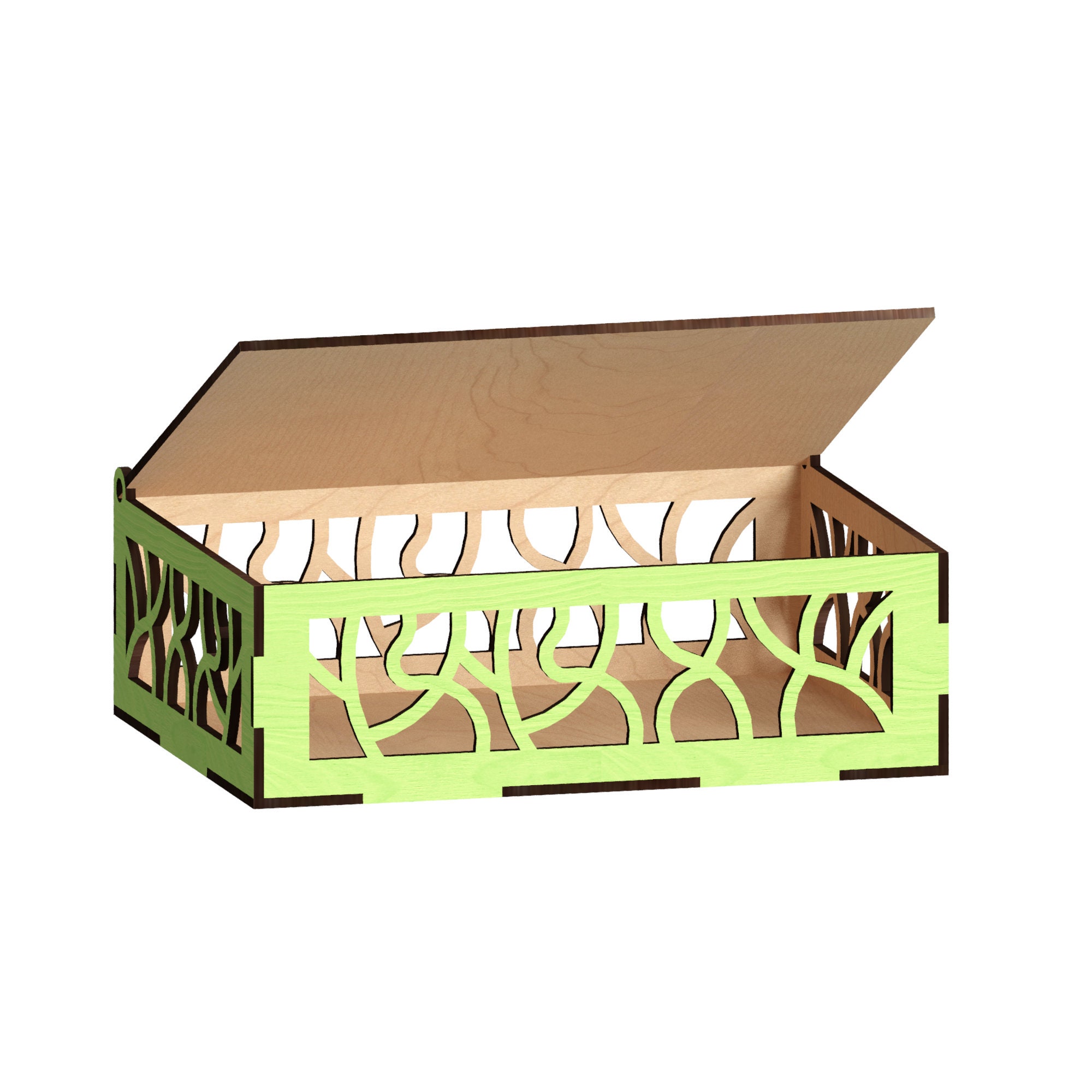 Box with Lid Laser Cut Files laser cut template laser cut | Etsy