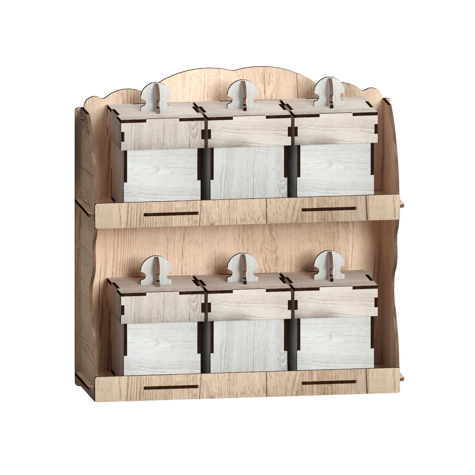 Spice Rack Laser Cut Files Laser Cut Template Laser Cut - Etsy