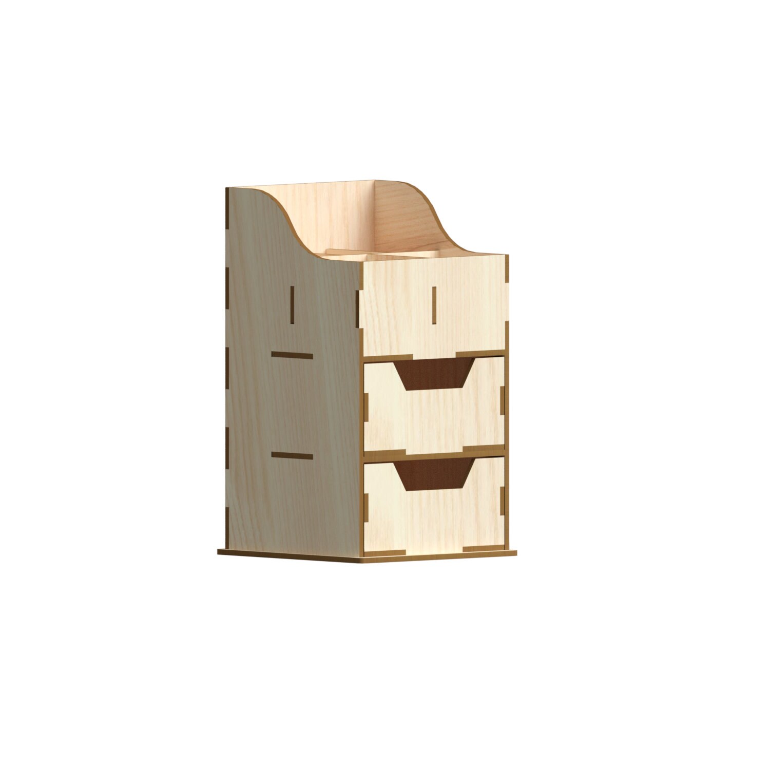 Desk Organizer Laser Cut Files SvgDxfPdfAiCdrEps | Etsy