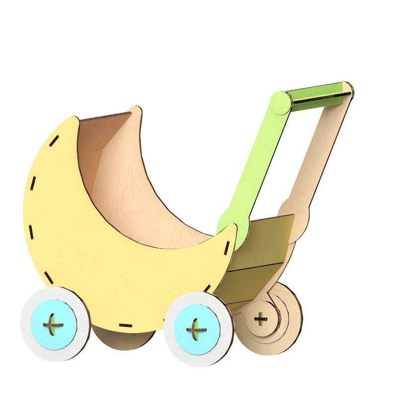 Pram Laser Cut Files Svgdxfpdfaicdreps Laser Files - Etsy