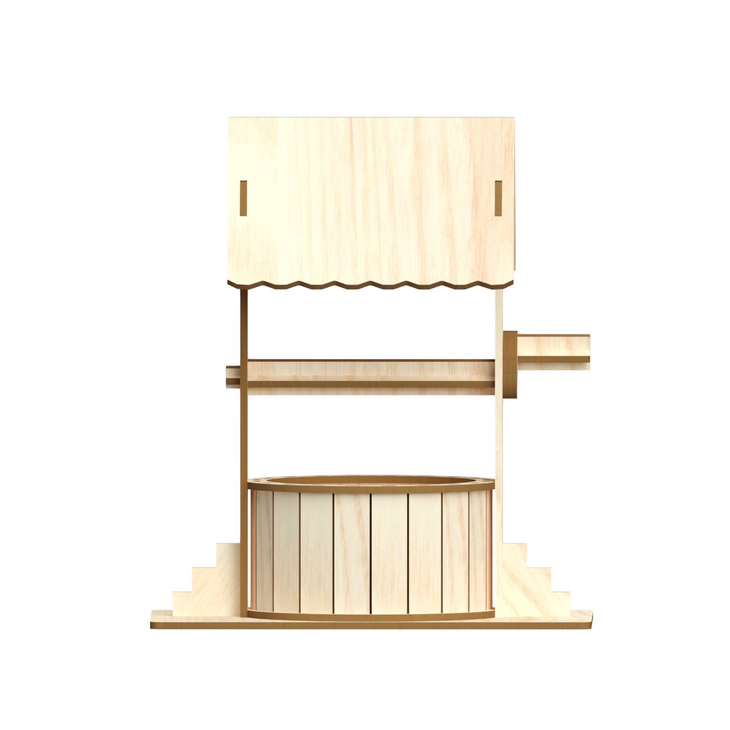 Well Centerpiece Laser Cut Files SvgDxfPdfAiCdrEps | Etsy