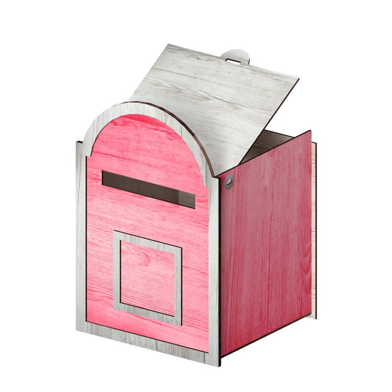 Wedding Post Box Laser Cut Files Svgdxfpdfaicdreps | Etsy