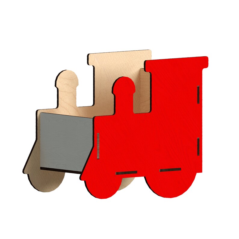 Train Boxlaser Cut Files Laser Cut Template Vector for | Etsy