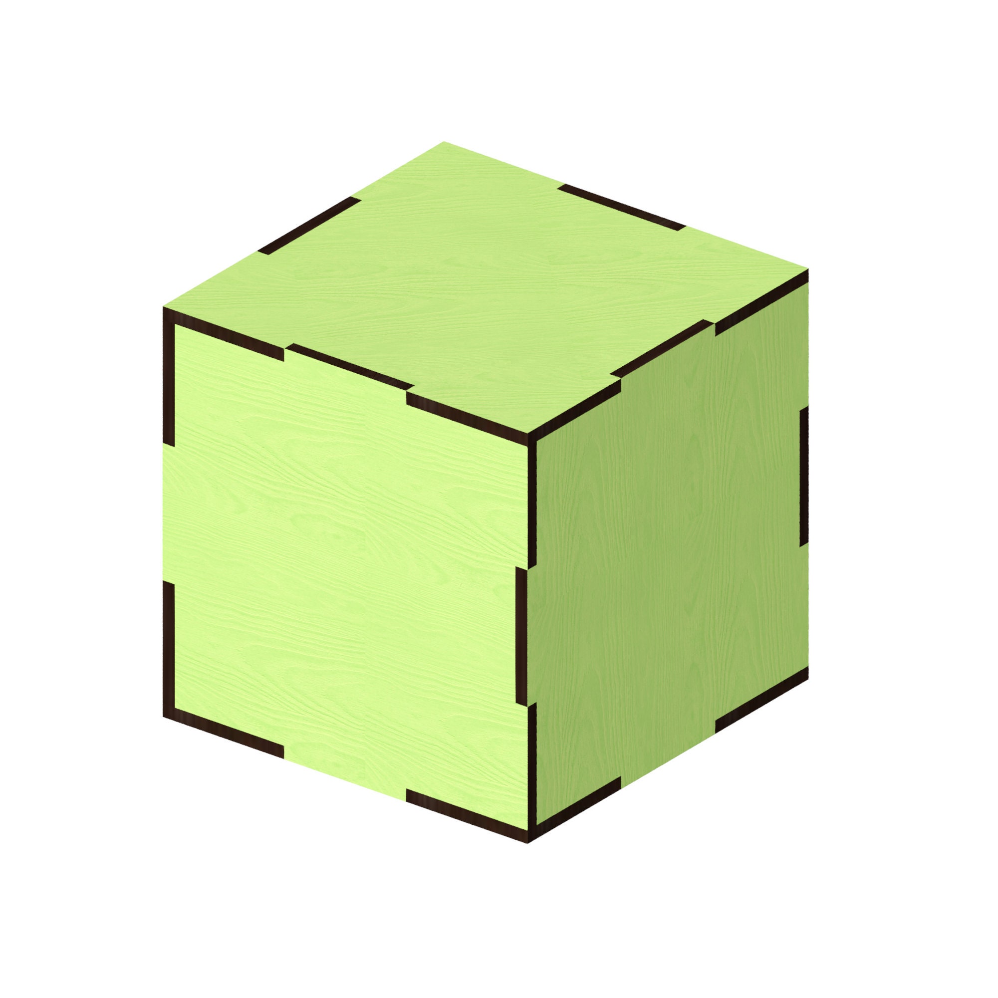 Cube Laser Cut Files Laser Cut Template Laser Cut Pattern | Etsy