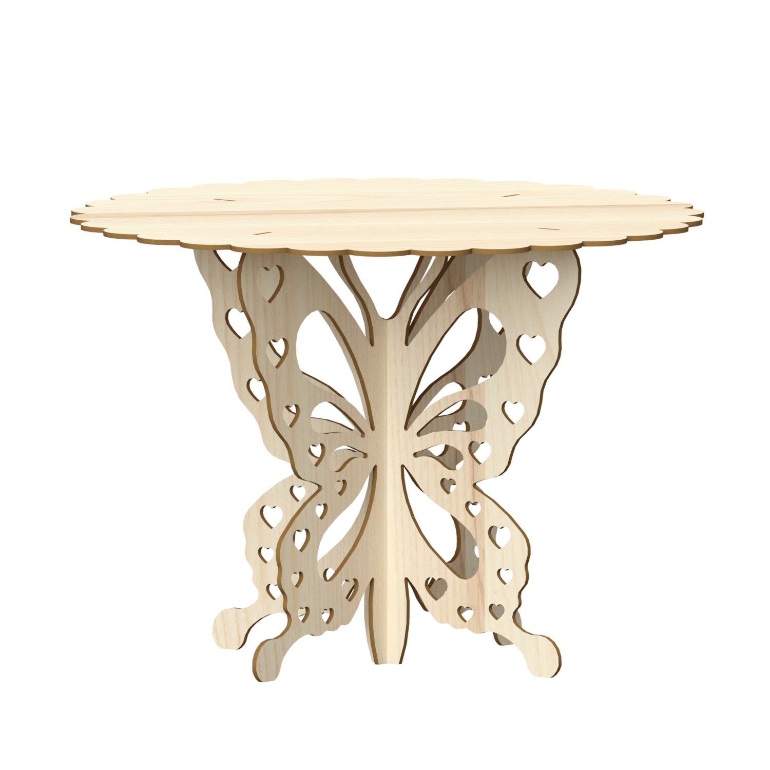 Butterfly TableLaser Cut Files laser cut template Vector | Etsy