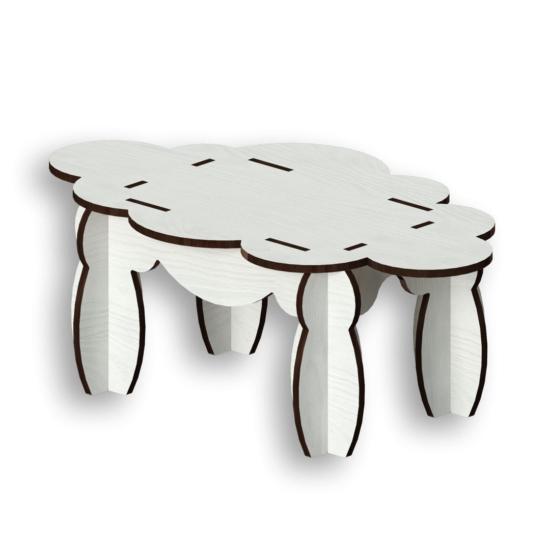 Cloud Table, Stand,laser Cut Files, Laser Cut Template, Vector for ...