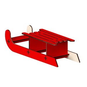 Sled,laser Cut Files Svgdxfpdfaicdreps Laser Files Instant Download ...