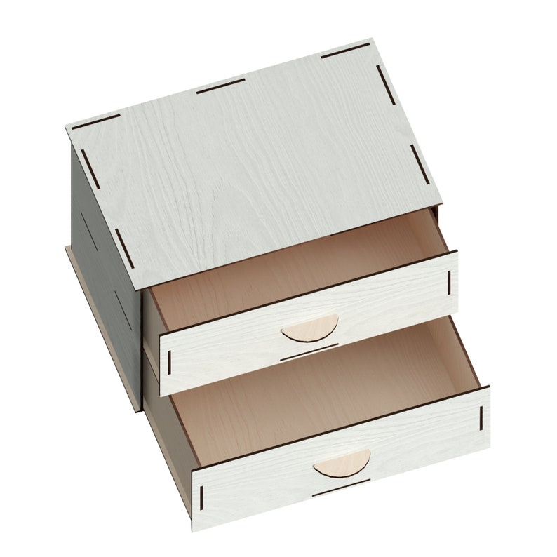 Drawer Laser Cut Files Svgdxfpdfaicdreps Laser Files - Etsy