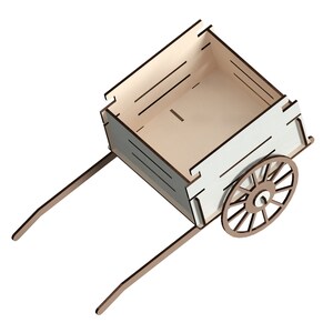 Cart,laser Cut Files, Laser Cut Template, Vector for Laser, Laser Cut ...
