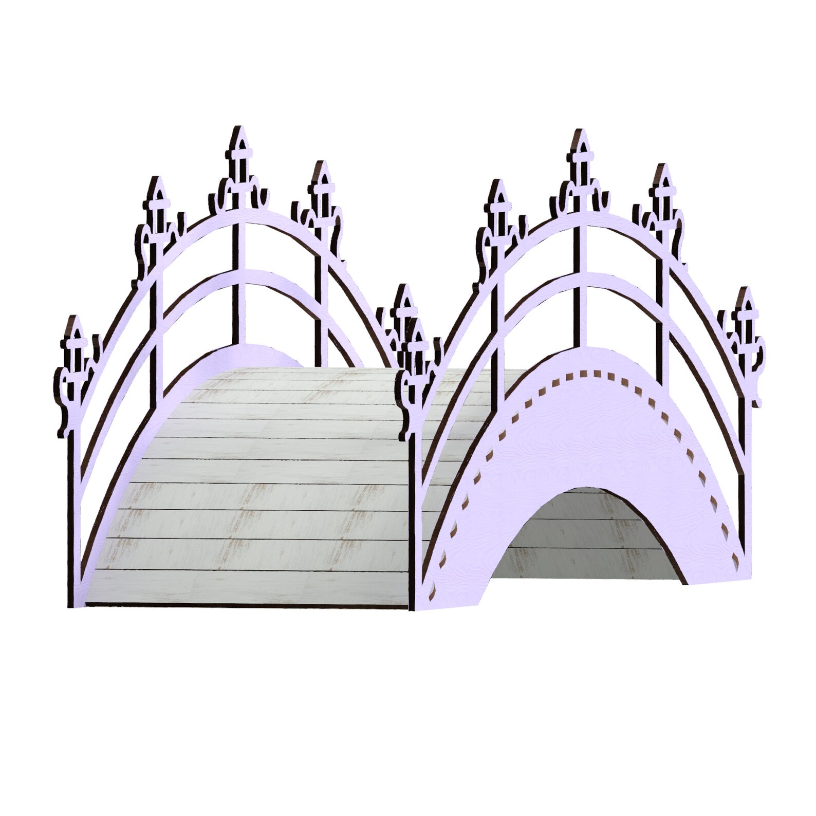 Bridge Model Laser Cut Files Svgdxfpdfaicdreps Laser | Etsy