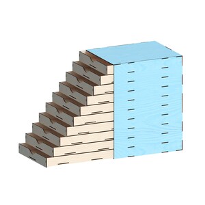 Letter Paper Tray Storage Box Laser Cut Files (digital Download) - Etsy