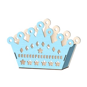 Crown Box,laser Cut Files, Laser Cut Template, Vector for Laser, Laser ...