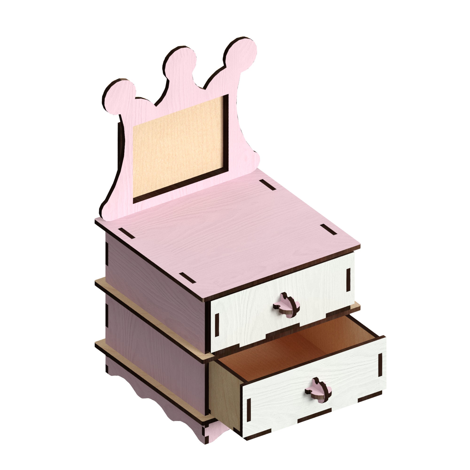 Drawer Box Laser Cut Files Laser Cut Template Laser Cut | Etsy