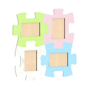 Puzzle Picture Frame, Laser Cut Files - Svg+dxf+pdf+ai+cdr+eps - Laser ...