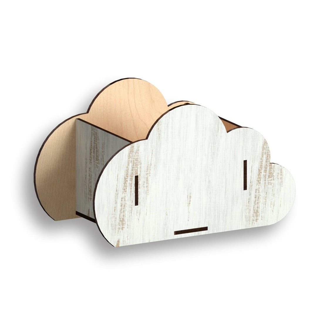 Cloud Box, Pattern Vector for Laser Cutting Cnc,svg,laser Cut Template ...