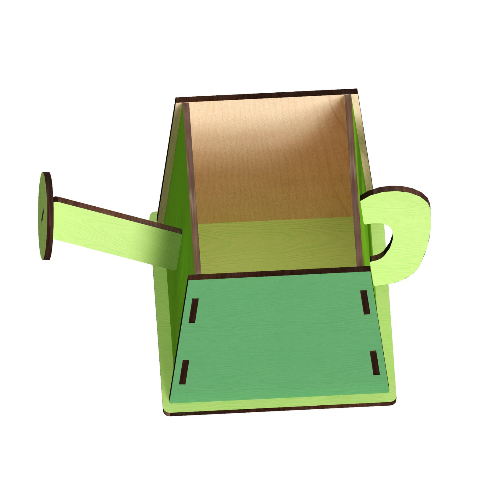 Watering Can Box Laser Cut Files Laser Cut Template Laser | Etsy