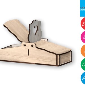 Tea Box With Lid Laser Cut Files Laser Cut Template Laser - Etsy