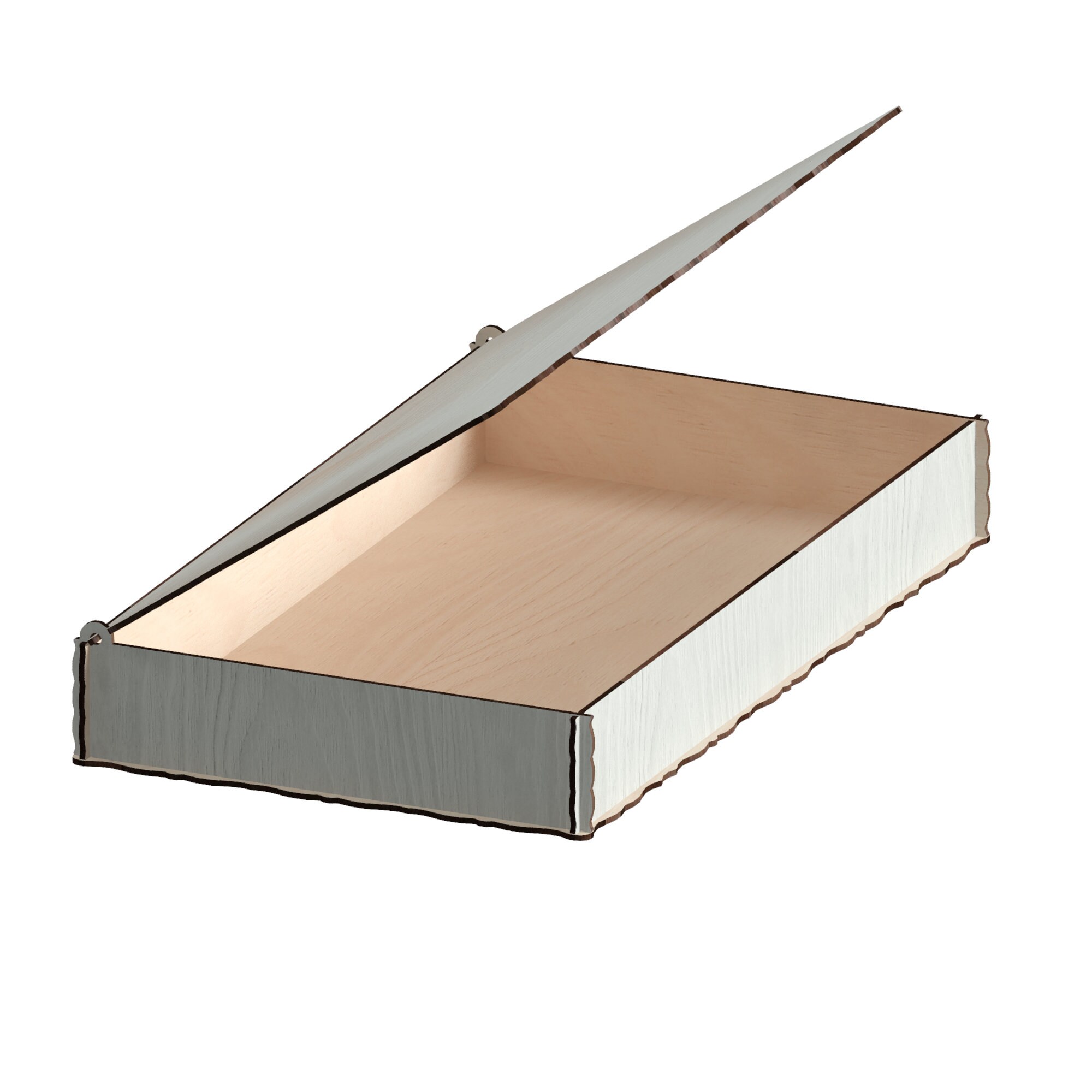 Large Box With Lid Laser Cut Files Laser Cut Template Laser | Etsy