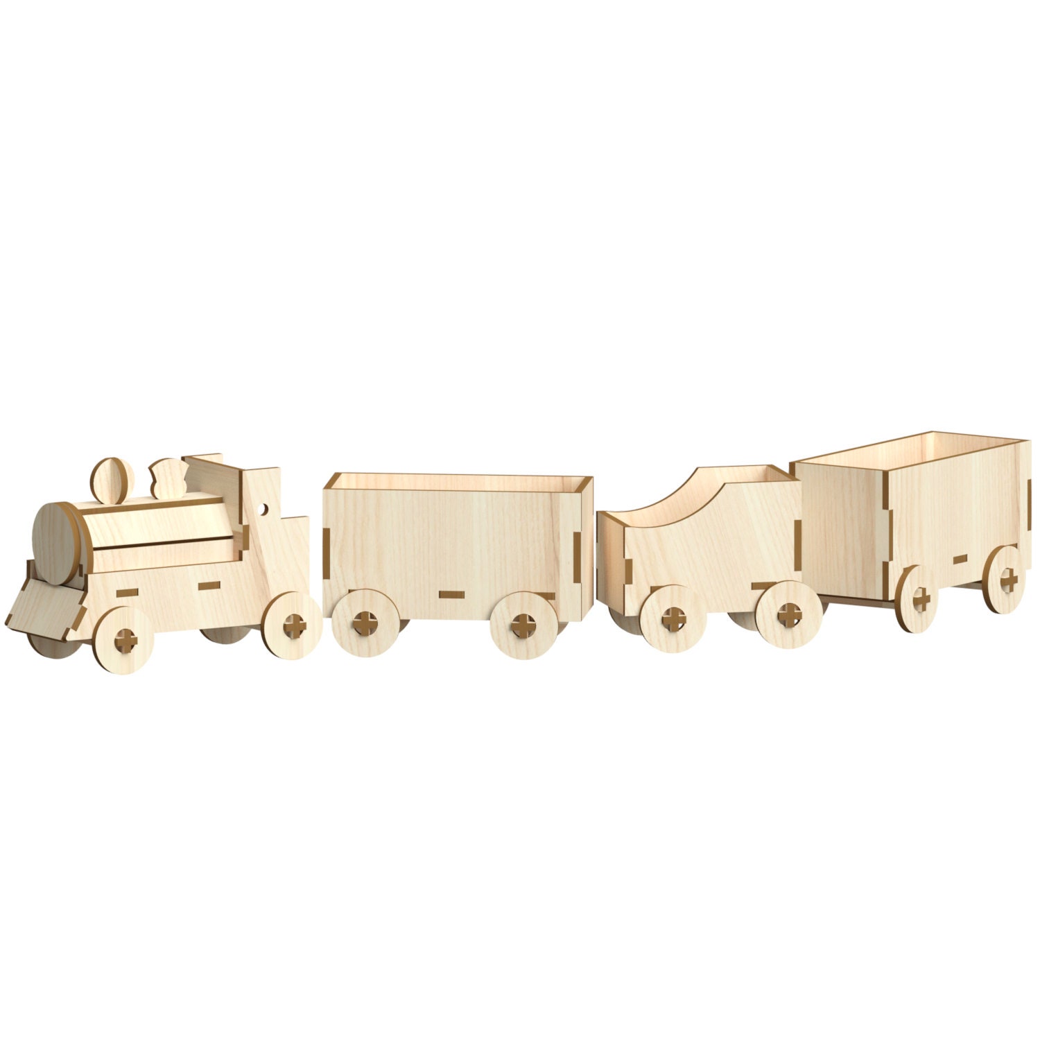 Little Train Laser Cut Files SvgDxfPdfAiCdrEps laser | Etsy