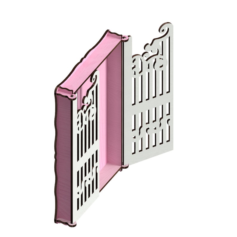 Wedding Invitation Box Gate Laser Cut Files | Etsy