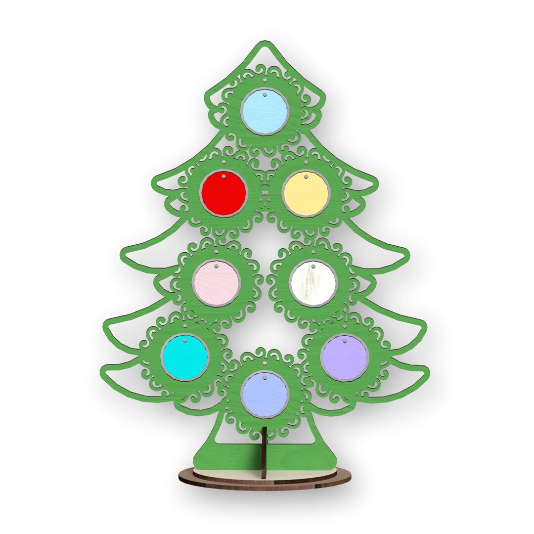 Christmas Tree, Laser Cut Files Svgdxfpdfaicdreps Laser Files Instant ...
