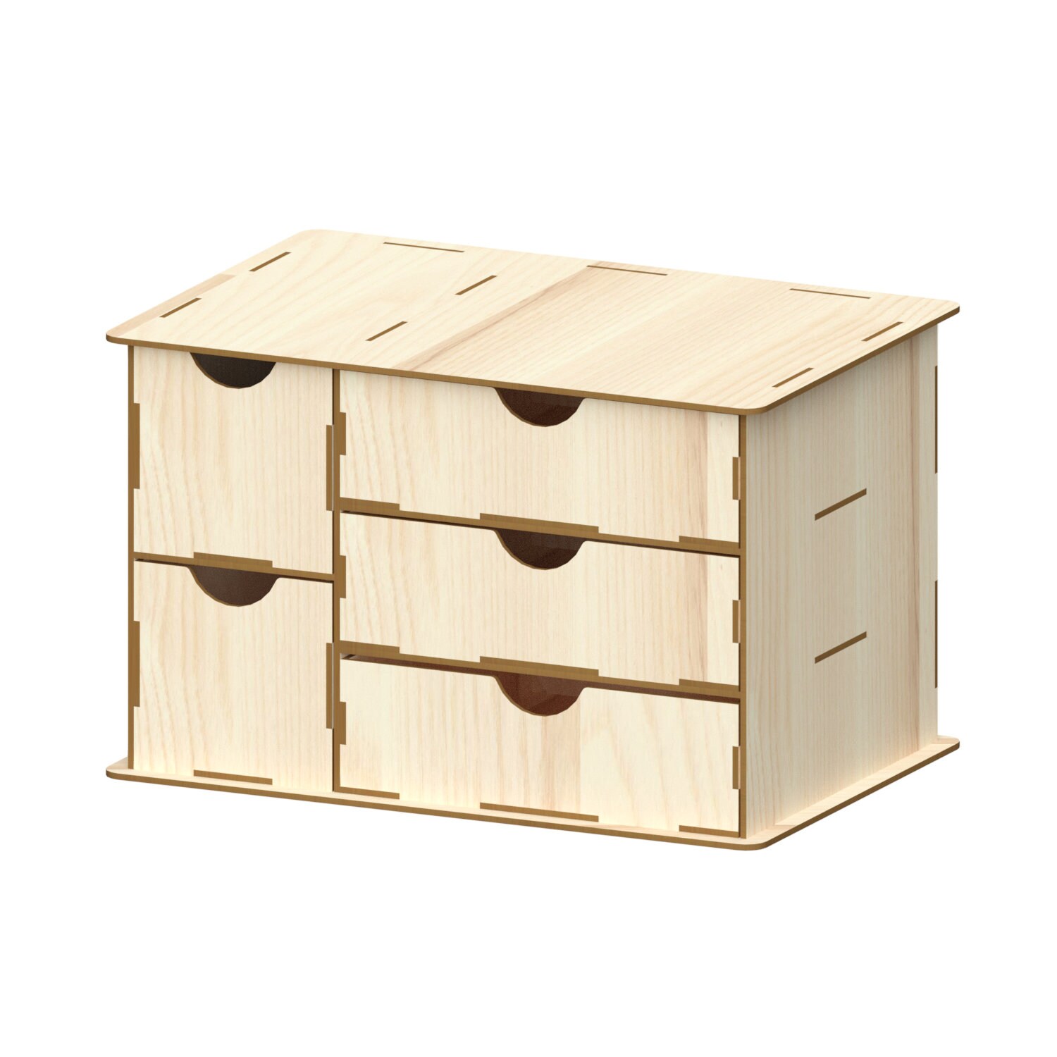 Drawer Organizer Laser Cut Files SvgDxfPdfAiCdrEps | Etsy