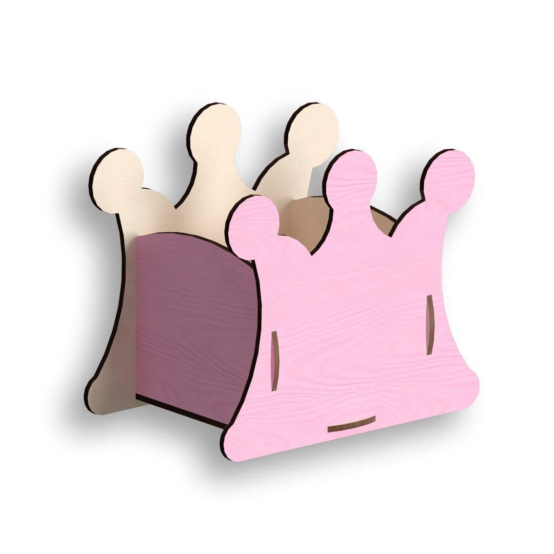 Crown Box,laser Cut Files, Laser Cut Template, Vector for Laser, Laser ...