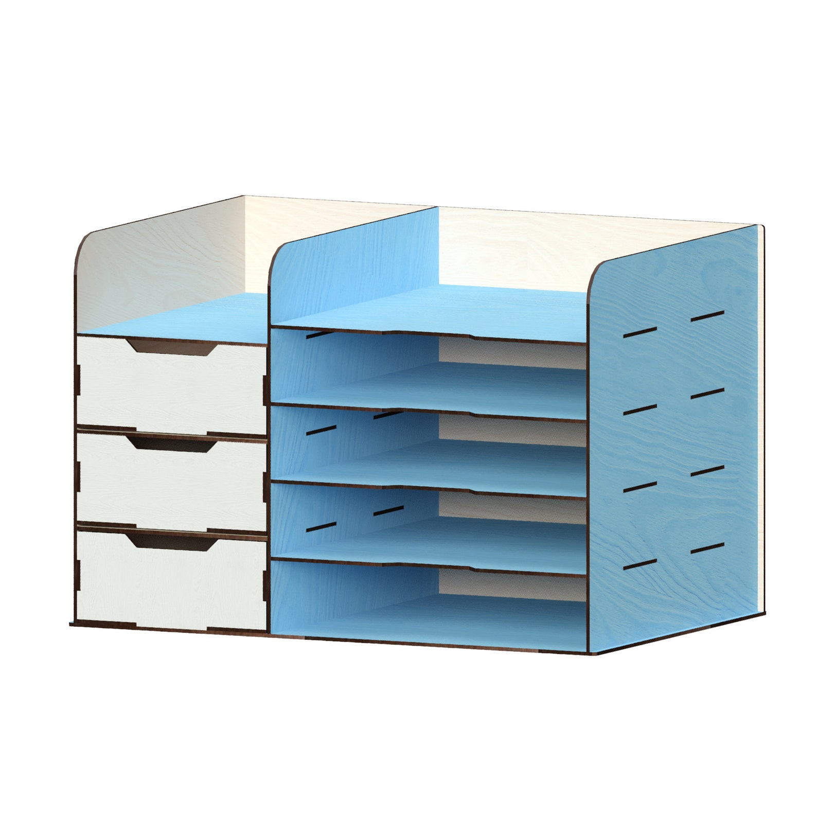 File Organizer Laser Cut Files Svgdxfpdfaicdreps - Etsy