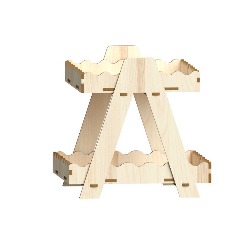 Ladder of TraysLaser Cut Files laser cut template Vector | Etsy