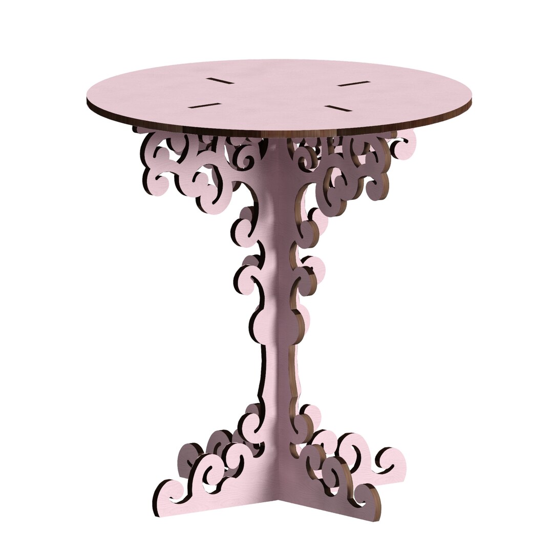 Arabesque Table,laser Cut Files, Laser Cut Template, Vector for Laser ...