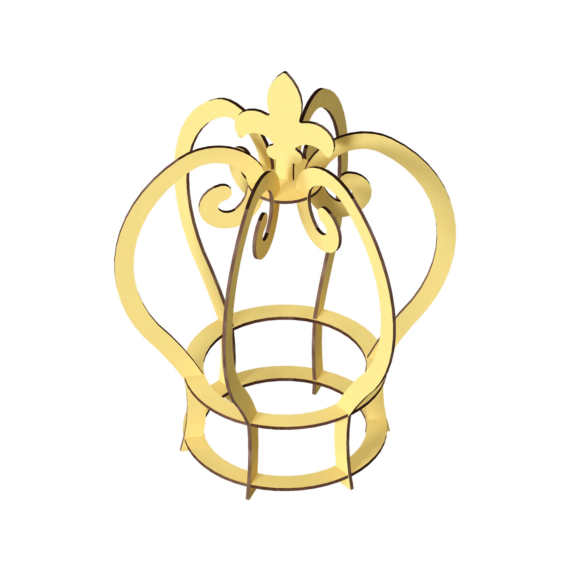 Crown Laser Cut File: Vector Template (digital Download) - Etsy