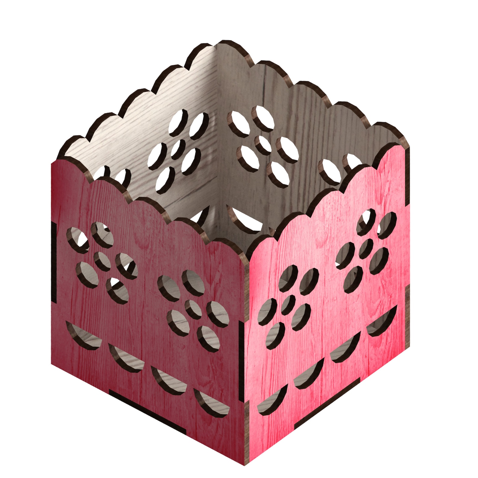 Flower Box Laser Cut Files Laser Cut Template Laser Cut - Etsy