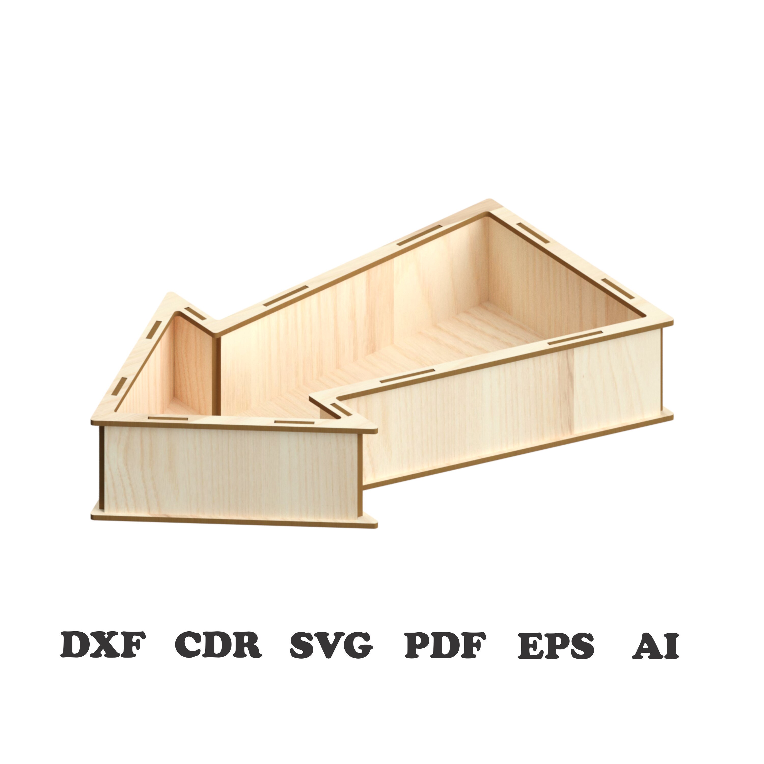 Arrow box Laser Cut Files laser cut template laser cut | Etsy