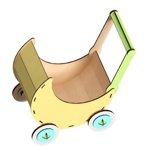 Pram, Laser Cut Files - Svg+dxf+pdf+ai+cdr+eps - Laser Files - Instant ...