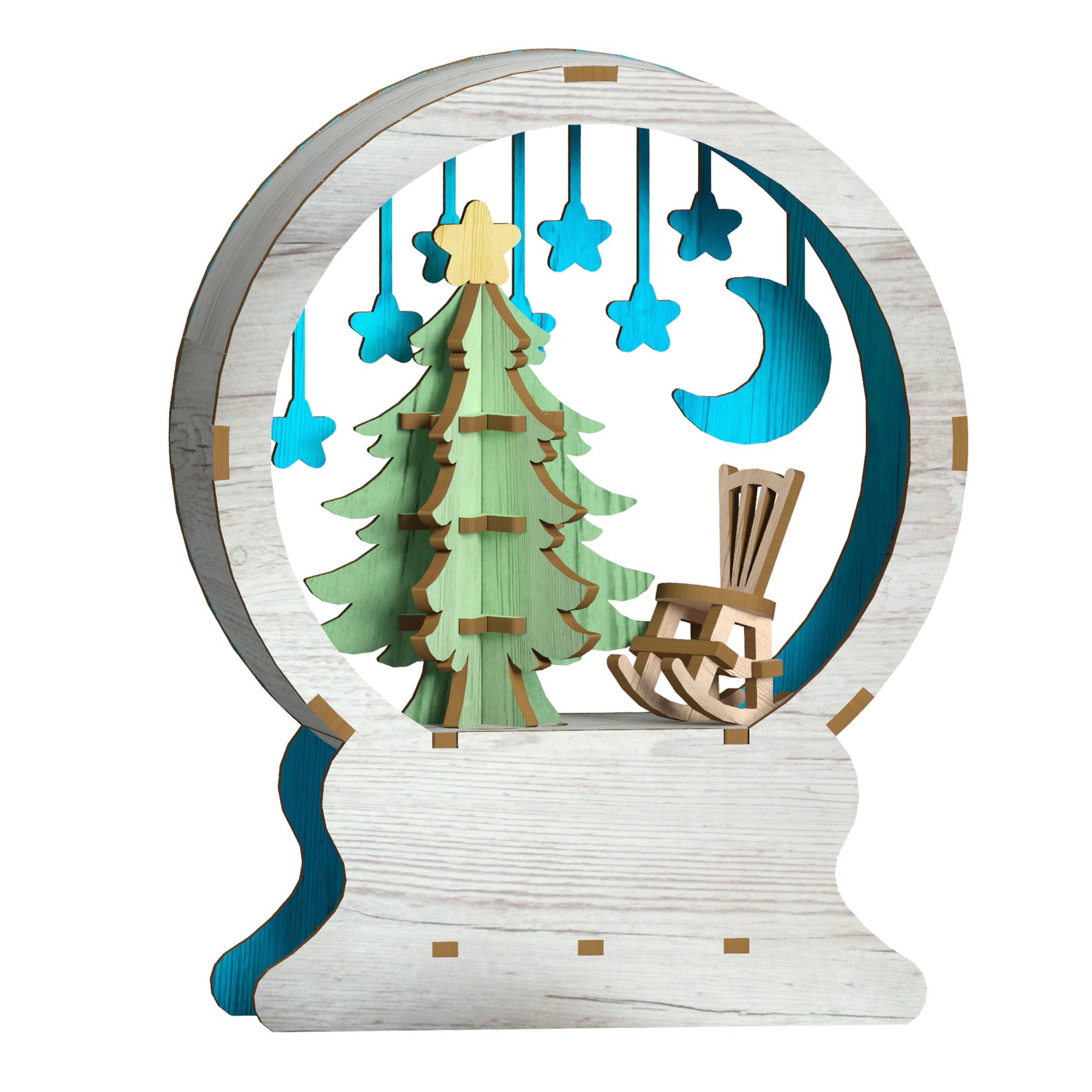 Snowball Christmas in Heaven Laser Cut Files - Etsy