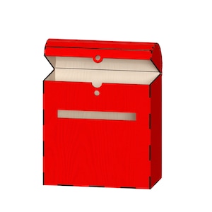 Mailbox, Laser Cut Files - Svg+dxf+pdf+ai+cdr+eps - Laser Files ...