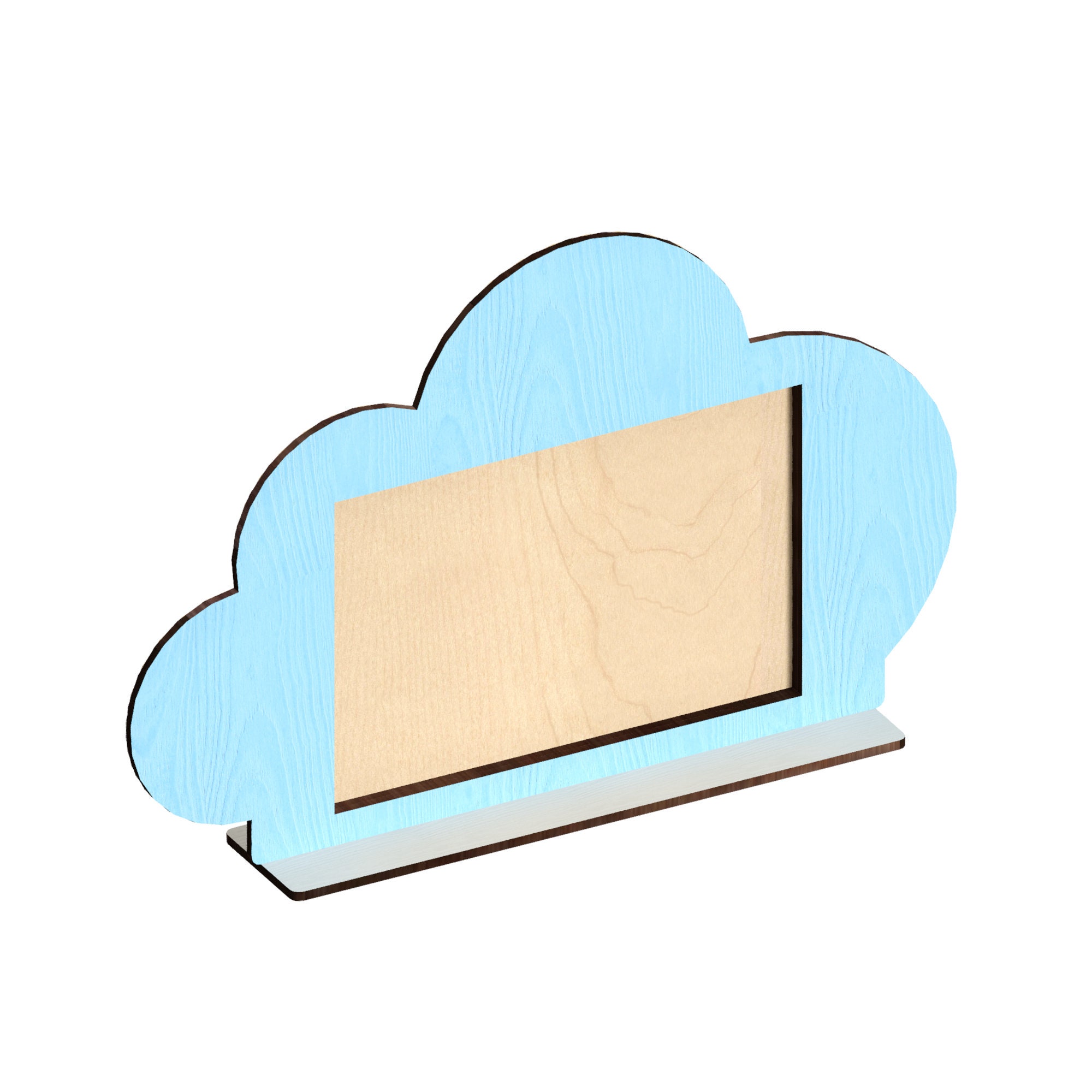 Cloud Picture Frame Laser Cut Files Svgdxfpdfaicdreps | Etsy