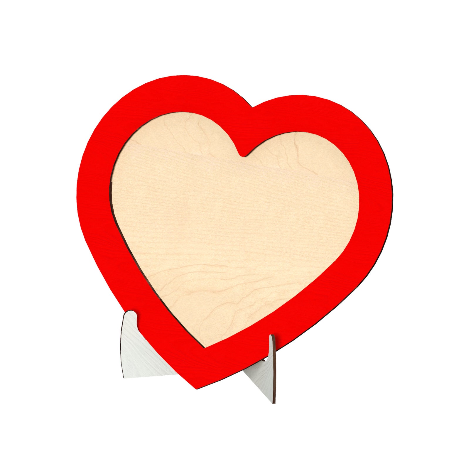 Heart Picture Frame Pattern Vector for Laser Cutting | Etsy