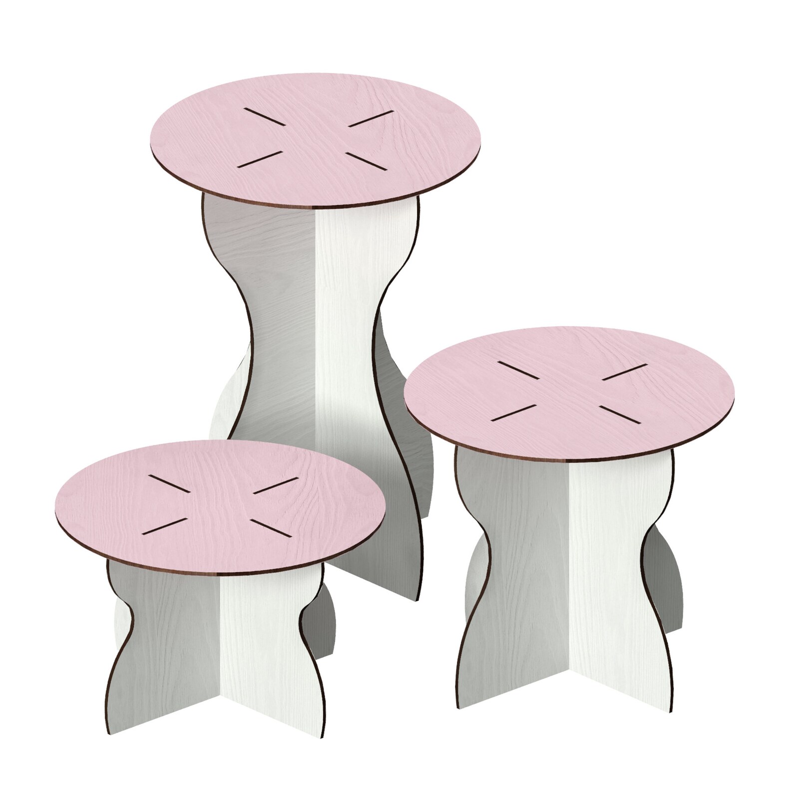 Table Setlaser Cut Files Laser Cut Template Vector for | Etsy