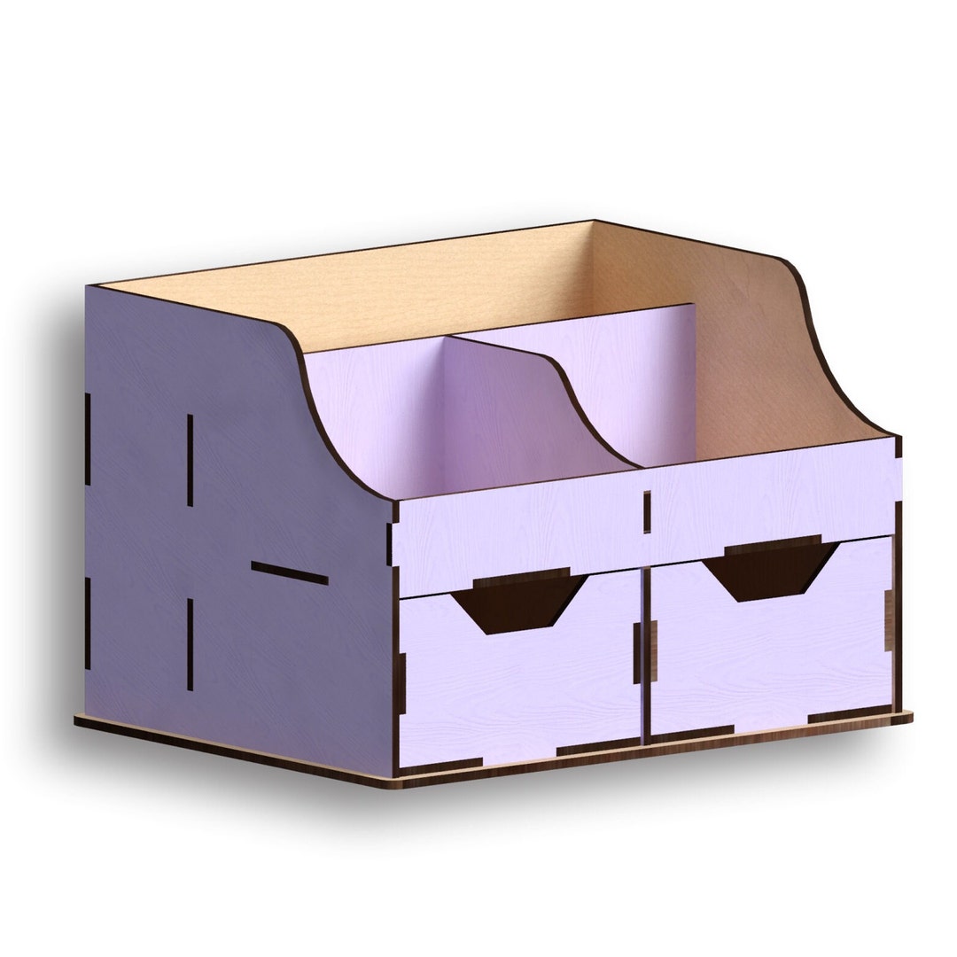 Desk Organizer,laser Cut Files, Laser Cut Template, Vector for Laser ...