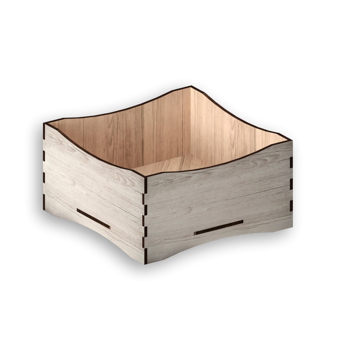 Laser Cut Box Template: Vector Model (digital Download) - Etsy