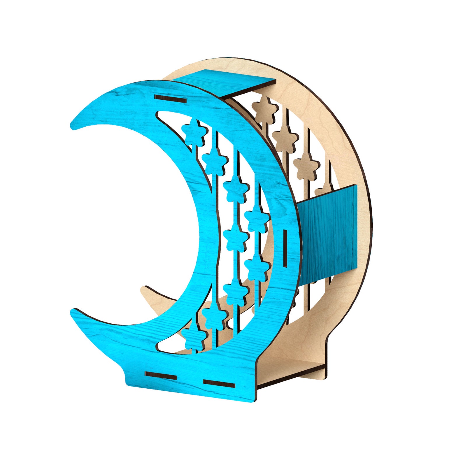 Moon Centerpiece Laser Cut Files Svgdxfpdfaicdreps - Etsy