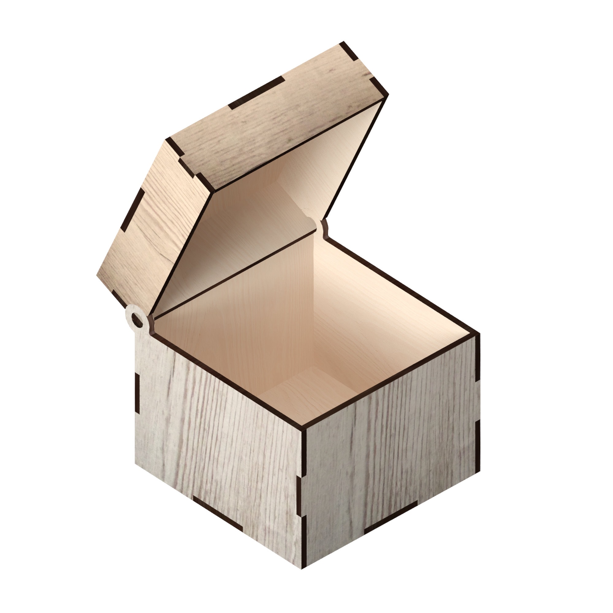 Box with Lid Laser Cut Files laser cut template laser cut | Etsy